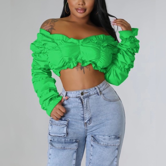 Tops | Savanna Ruched Baddie Top | Poshmark